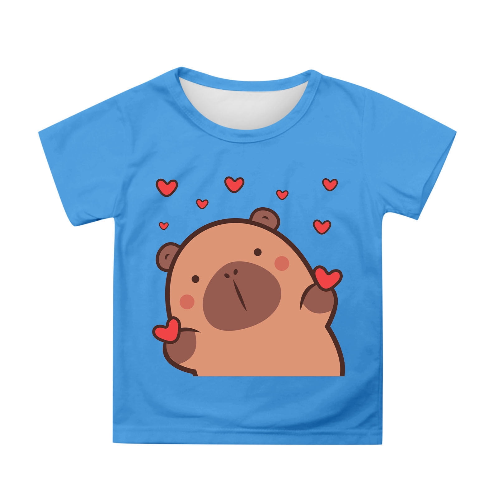 Aihuaihua Little Girl Shirts 5t Cowl Neck Shirt Printed Pattern Fashion ...