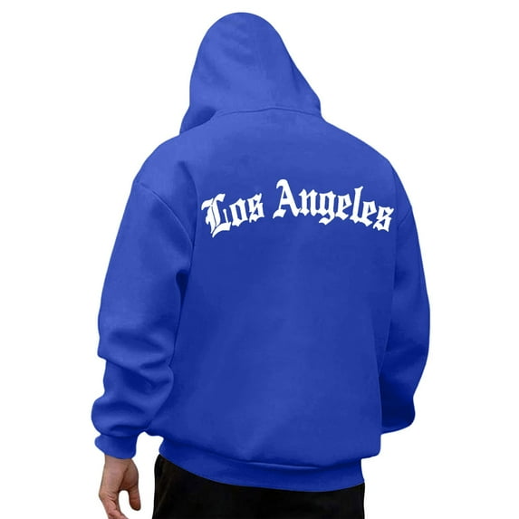 Aihuaihua Los Angeles Hoodie Men's Backprint Sweatshirt with Hood ...