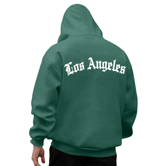 Aihuaihua Los Angeles Hoodie Men's Backprint Sweatshirt with Hood ...