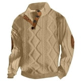 Aihuaihua Men's Casual Sweatshirt Pullover Sweater Casual Long Sleeve ...