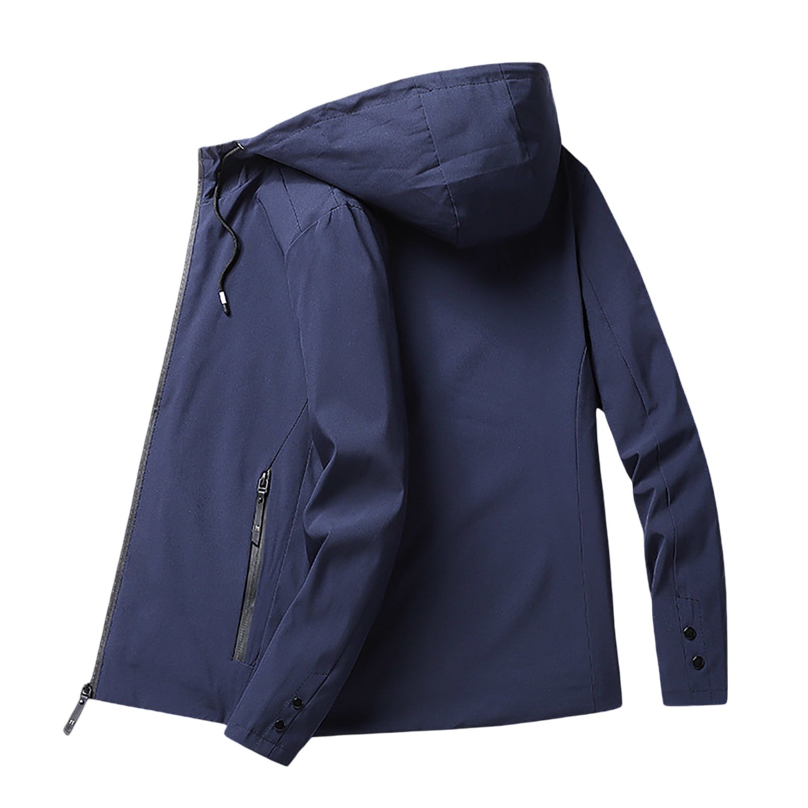 Aihuaihua Mens Bomber Jackets Lightweight with Hood Windbreaker ...