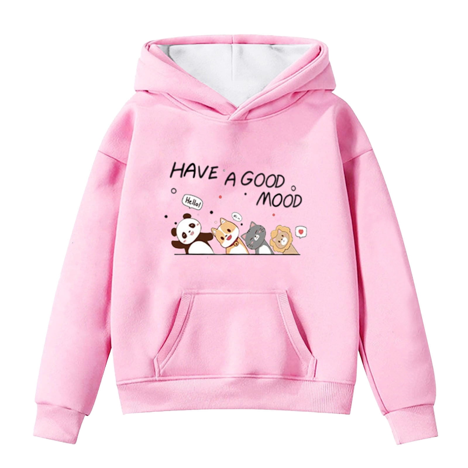 Aihuaihua Pullover Sweatshirts for Girls Oversized Cute Hoodies with ...