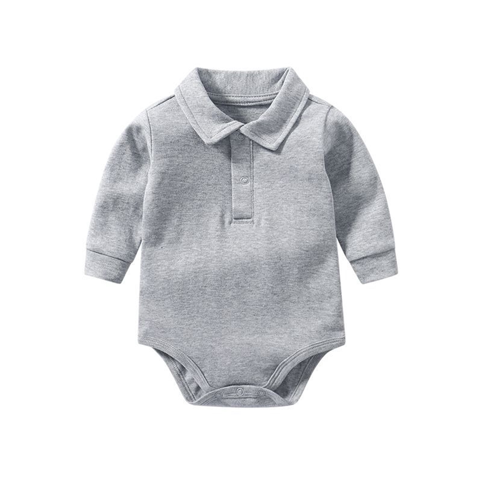 Aihuaihua Quality Bodysuits for Girls Long Sleeve Lapel Jumpsuit Ideal ...