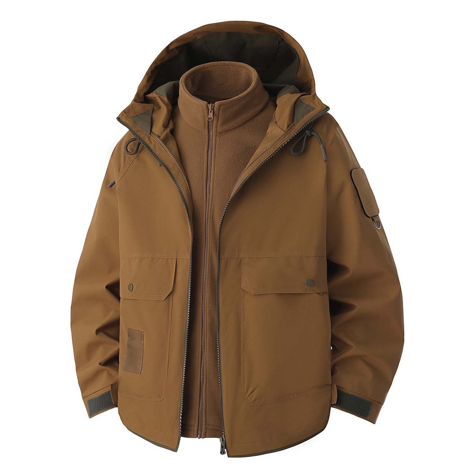 Aihuaihua Snow Ski Jackets for Men with Detachable Hood Windproof ...