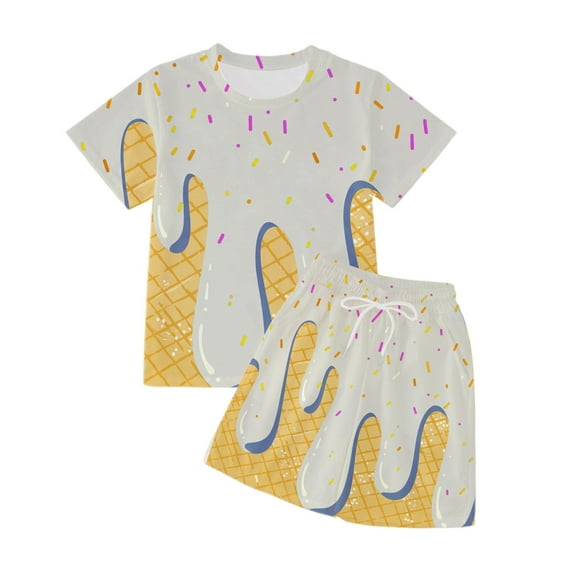 Aihuaihua Summer Outfits for Girls 12-14 Graphic Print Short Sleeve T ...