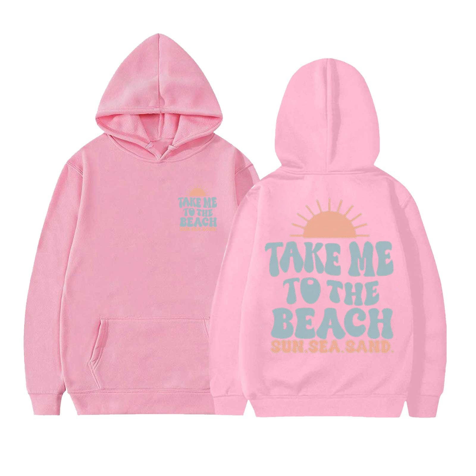Aihuaihua Sun Salt Sand Hooded Sweatshirt Girls Pullover Tops Cute ...