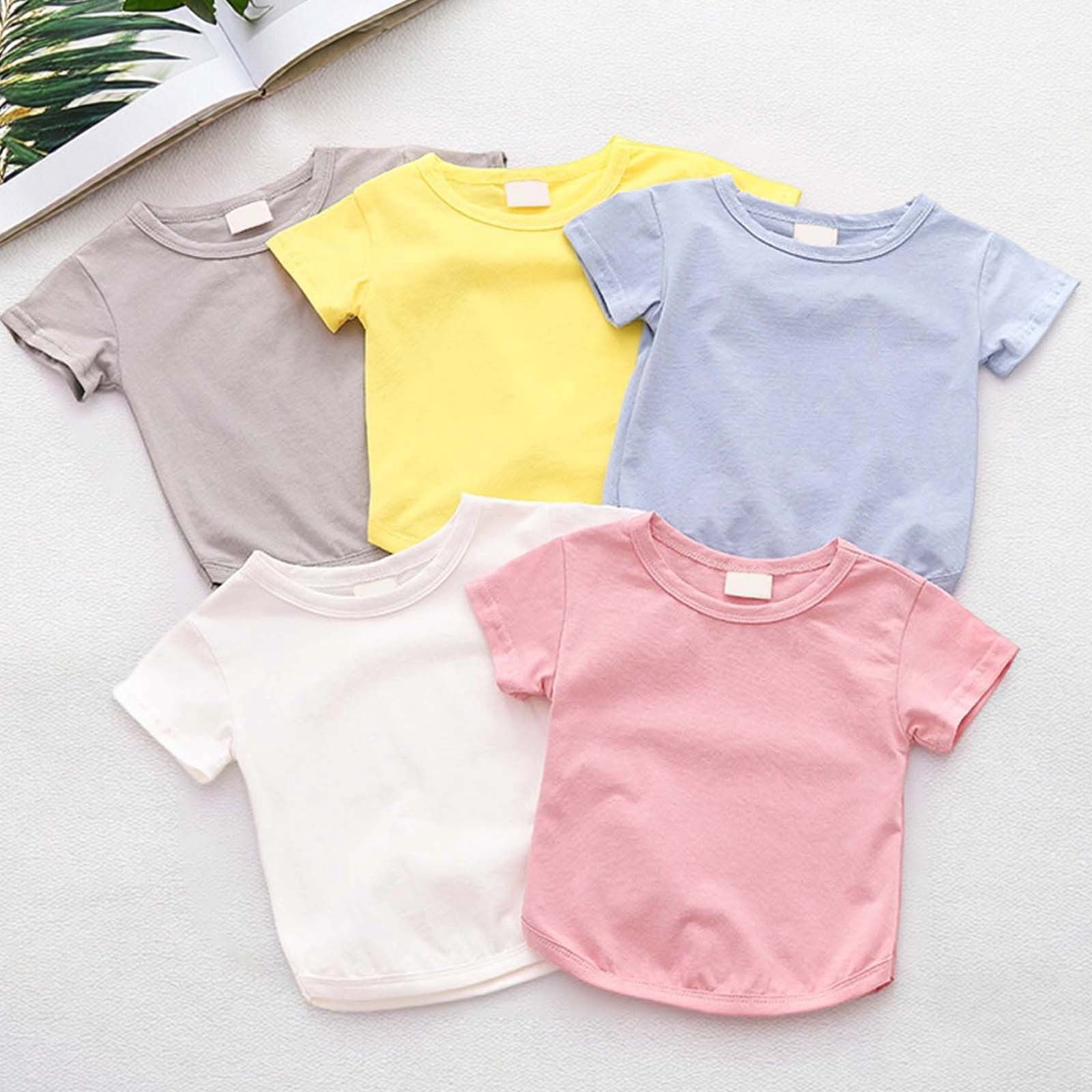 Aihuaihua Toddler Baby Girls' Tops, Tees & Blouses Cotton Basic Top for ...