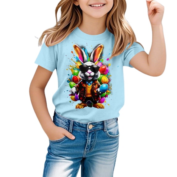 Aihuaihua Toddler Easter Bunny Shirt Boys Girls Happy Easter Graphic T ...