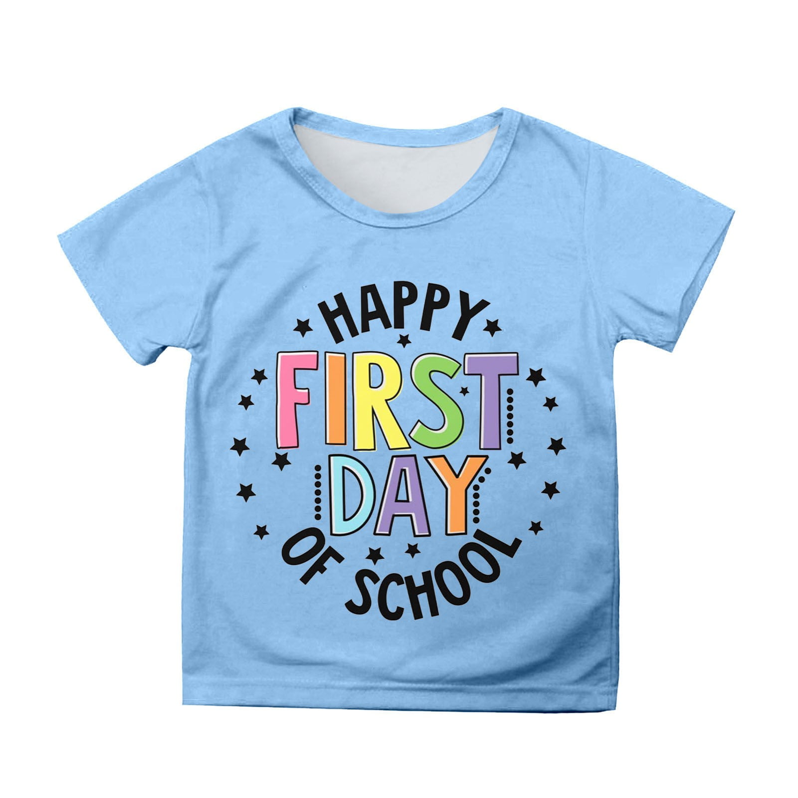 Aihuaihua Toddler T Shirts for Girls 4t-5t Cowl Neck Shirt Printed ...