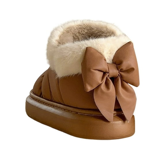 Aihuaihua Women's Fuzzy House Slippers Closed Back Indoor Outdoor Soft ...