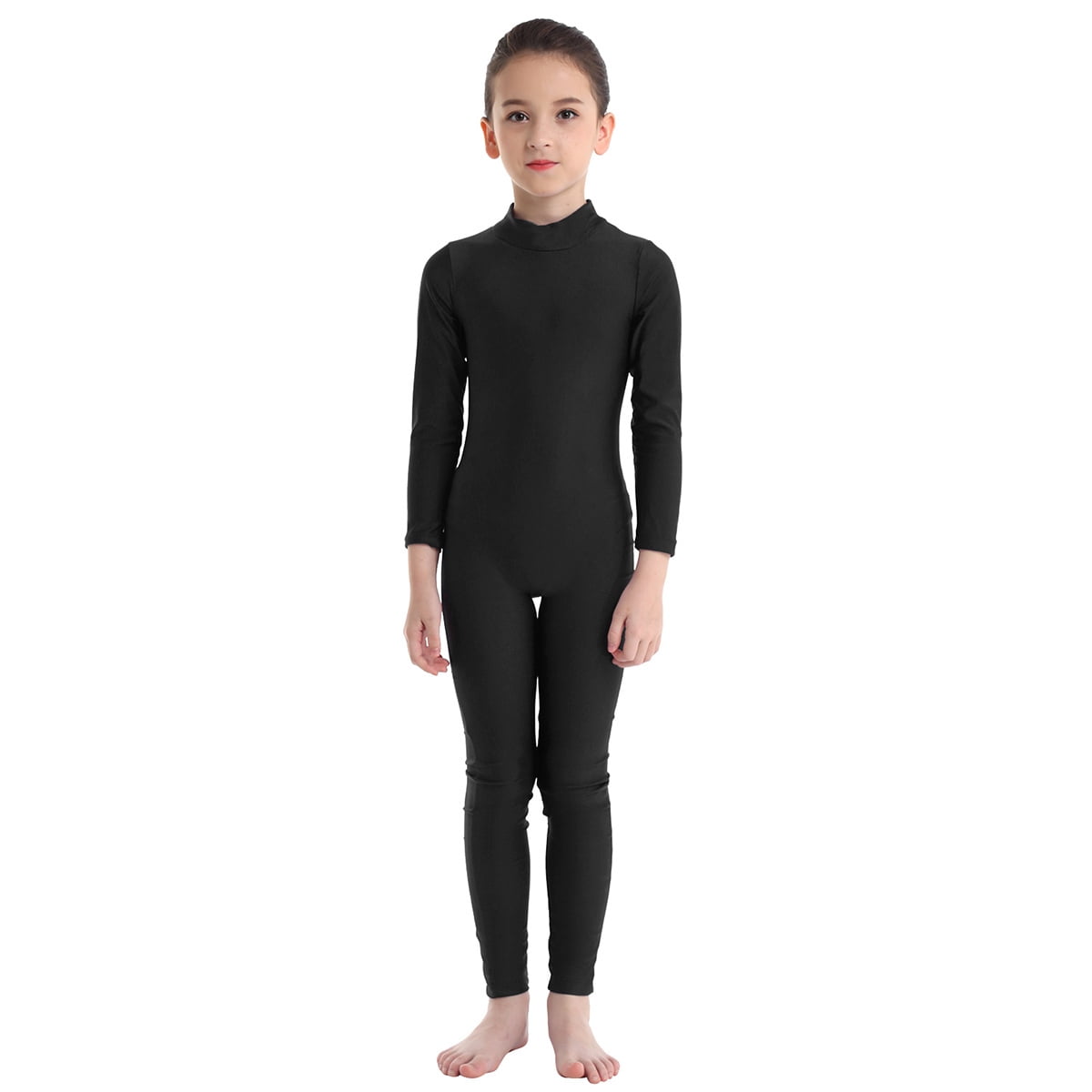 Aiihoo Girls Gymnastics Leotards Full Body Unitards Long Sleeve ...