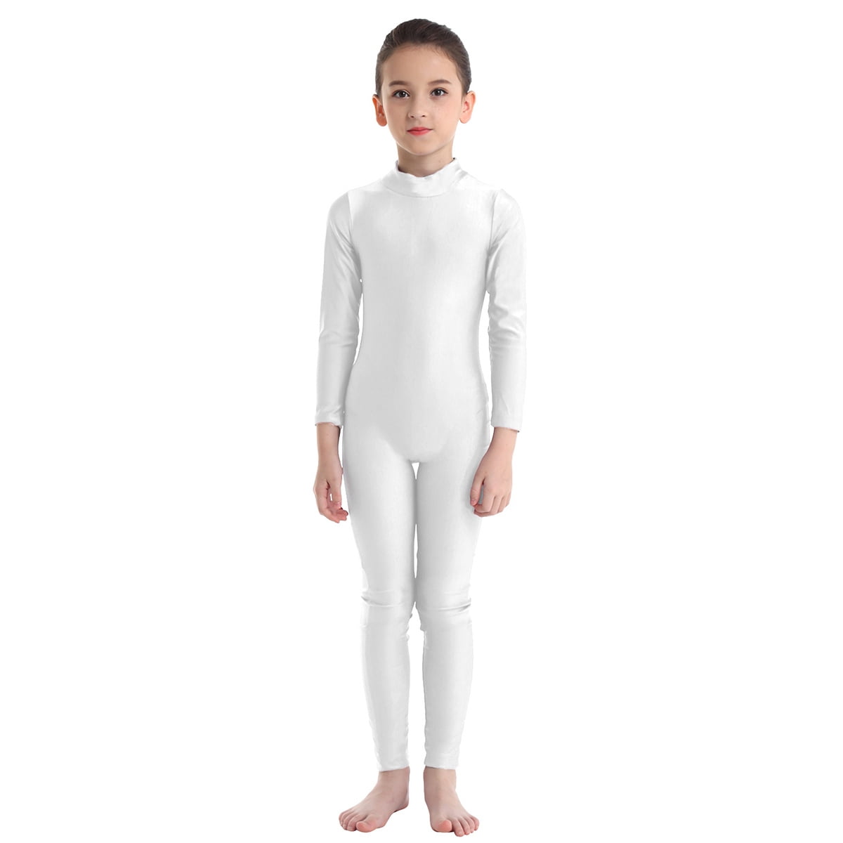 Aiihoo Girls Gymnastics Leotards Full Body Unitards Long Sleeve ...
