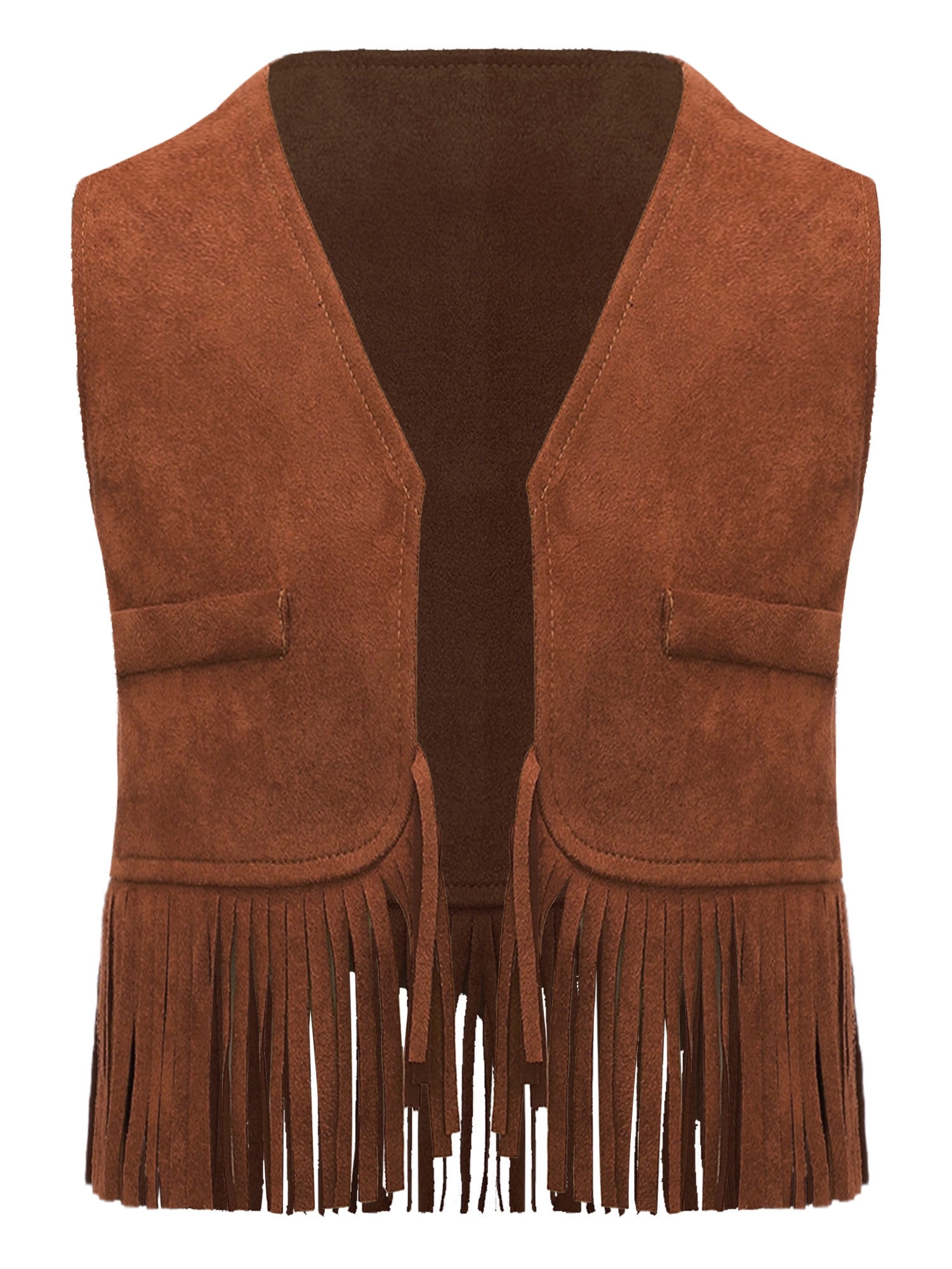 Aiihoo Infant Boys Girls Vintage Fringe Tassel Suede Vest Waistcoat ...