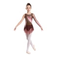 Aiihoo Kids Girls Rhythmic Gymnastics Ballet Jersey Lyrical Dance Dress ...