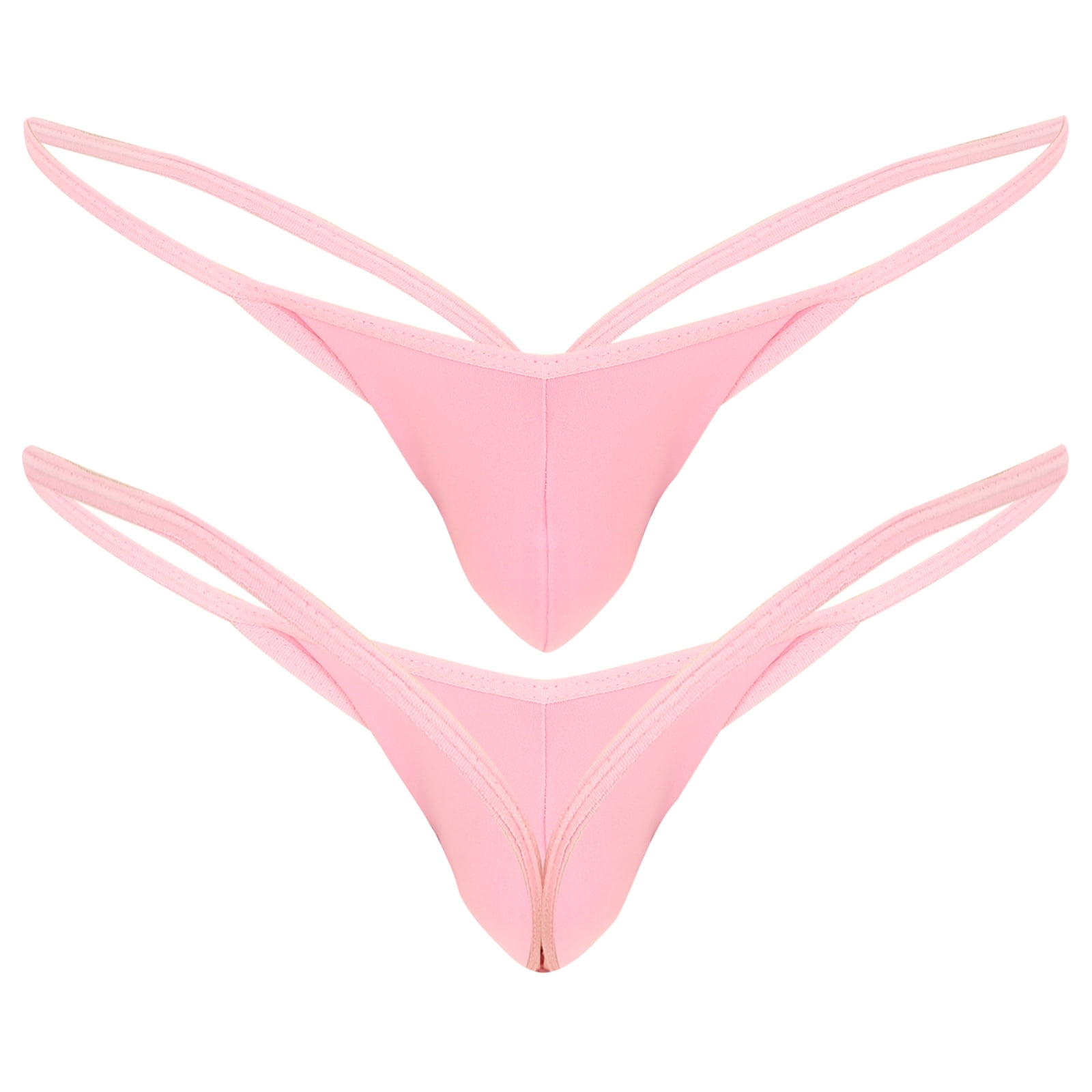 Aiihoo Mens Micro Mini Briefs Jockstrap Pouch V-Back G-string T-Back ...