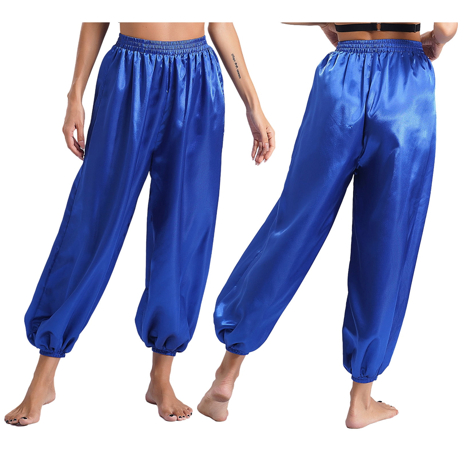 Aiihoo Women's Belly Dance Harem Pants Baggy Trousers Lantern Pants ...