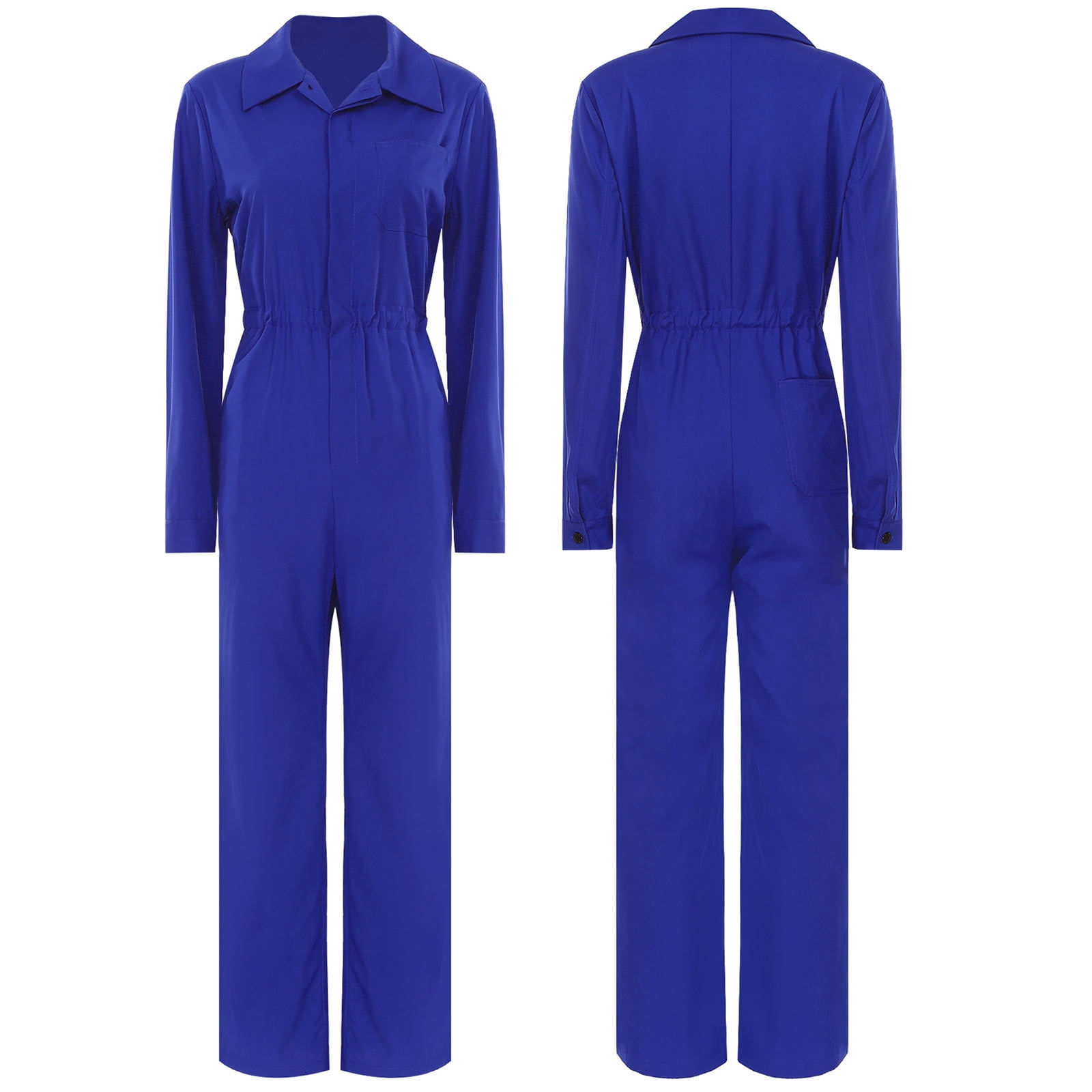 Aiihoo Women's Mechanic Work Utility Coveralls Dungarees Flight Suit ...