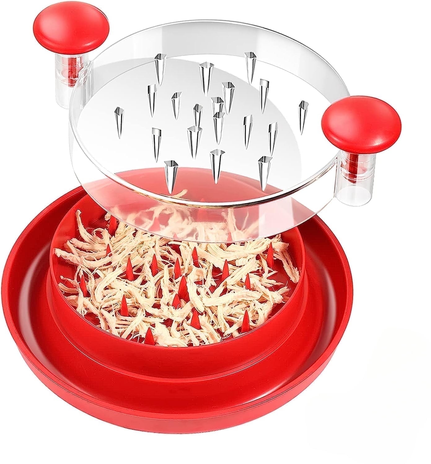 umvowuxa 8-inch Chicken Shredder, Meat Shredder with Secure Base ...