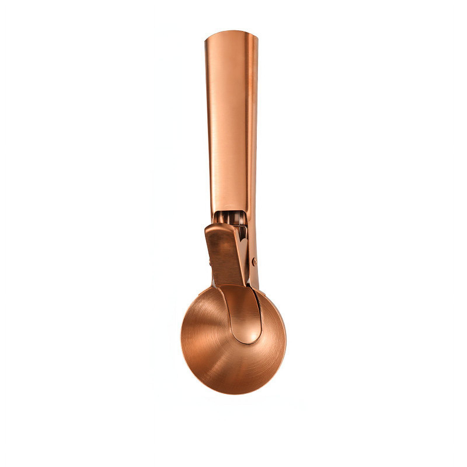 Aiivioll Stainless Steel Ice Cream Scoop with Trigger, Premium Ice ...