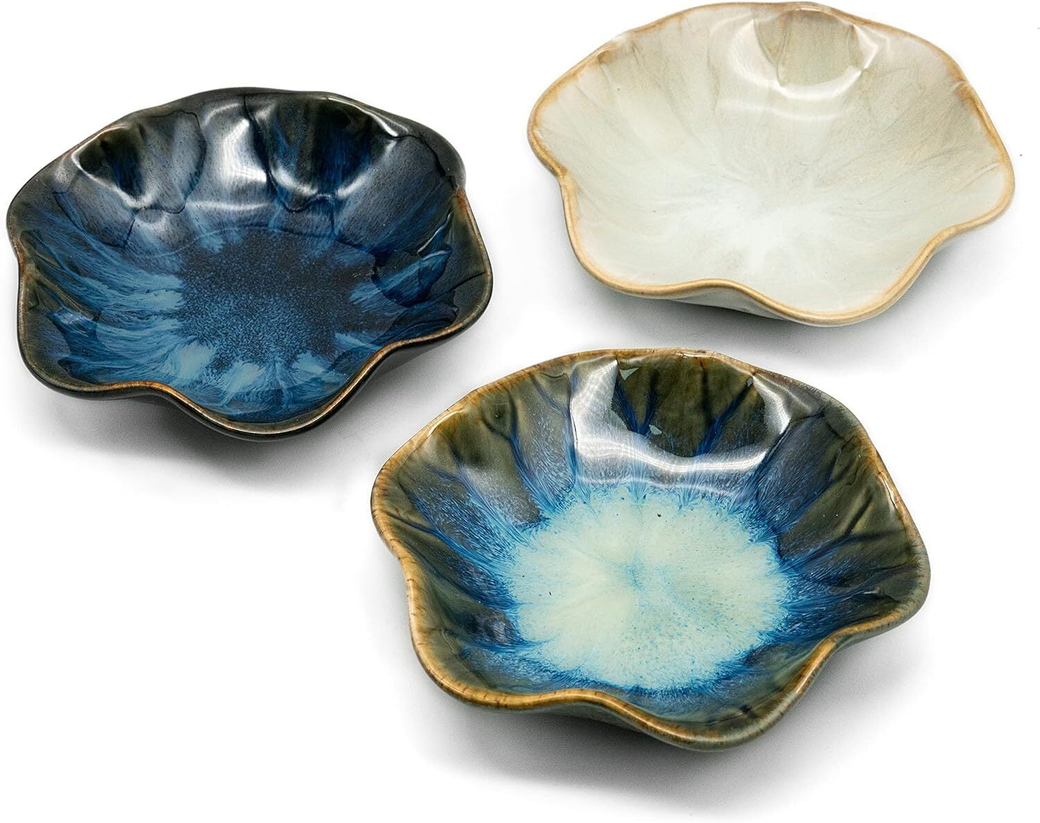 Aijohnny Stable Spoon Rest, 3PCS Multifunctional Glaze Ceramic Dinner ...