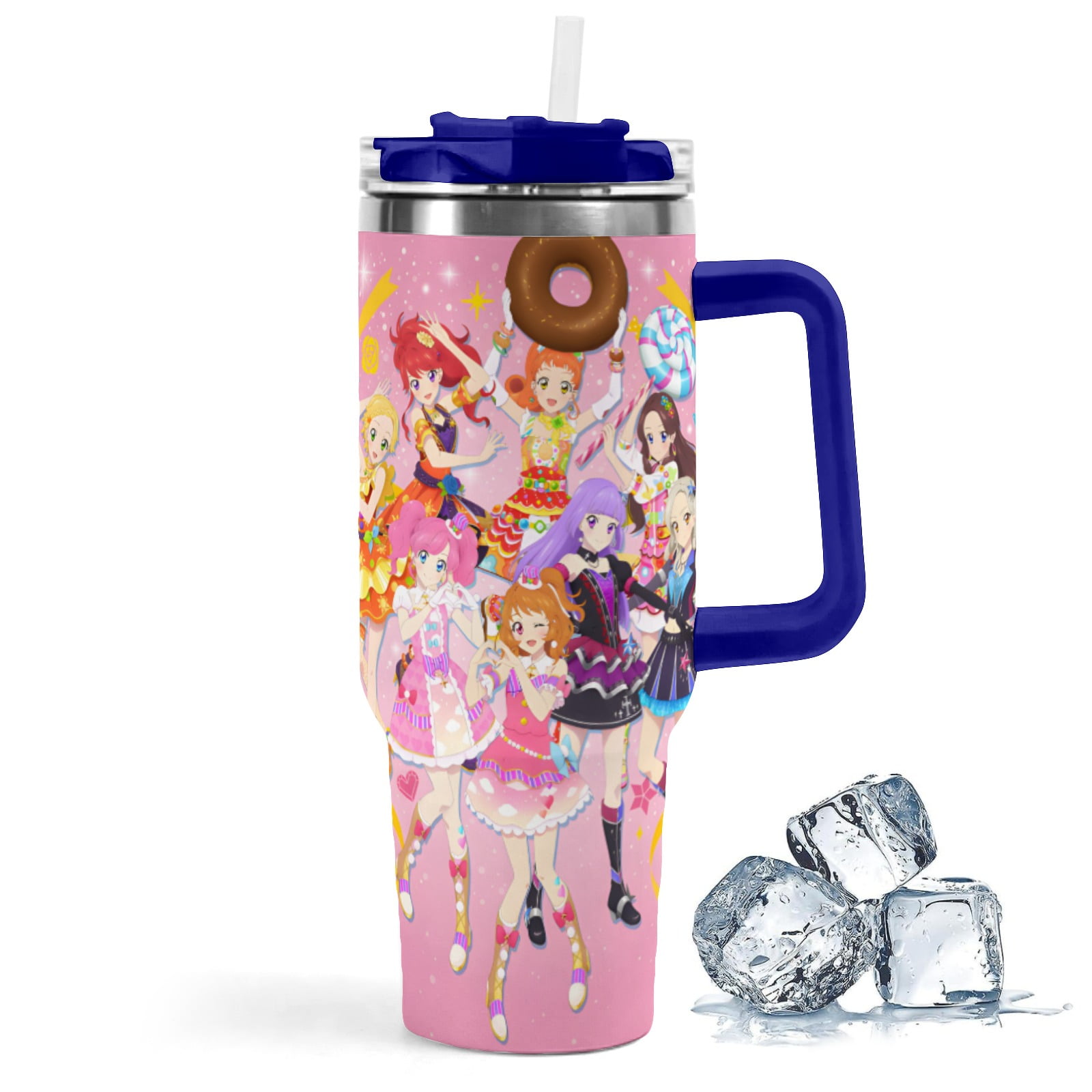 Aikatsu! Memorial Stage Large capacity car cup has an iconic print, is ...