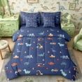 Aikeke Cartoon Truck Queen Bedding 7pcs for Boys, Kawaii Animal ...