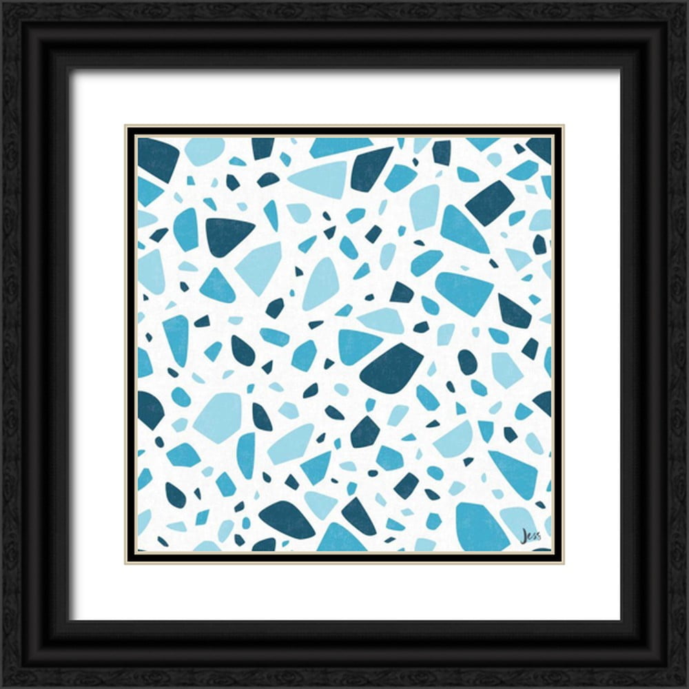 Aiken, Jess 12x12 Black Ornate Wood Framed with Double Matting Museum ...