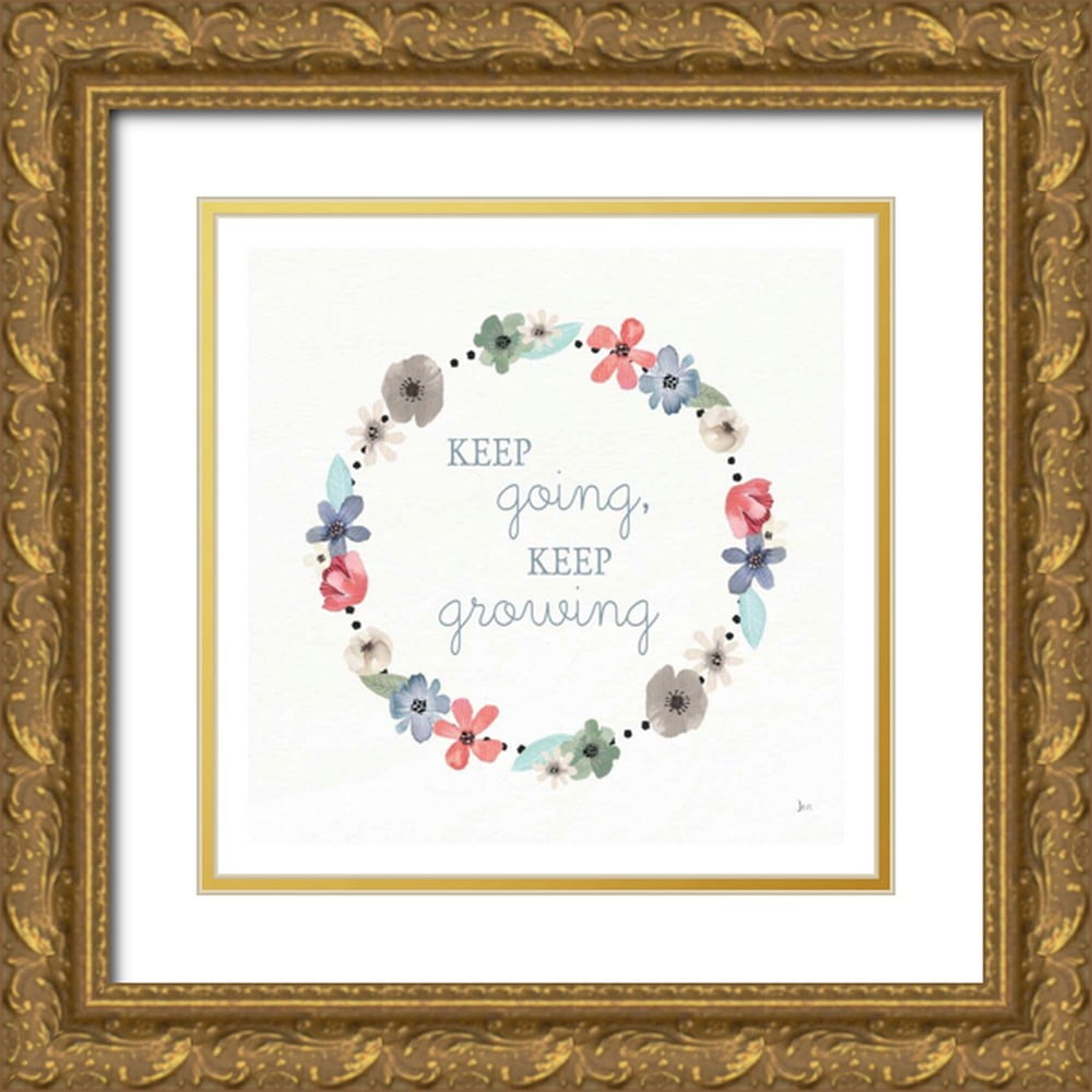 Aiken, Jess 15x15 Gold Ornate Wood Framed with Double Matting Museum ...