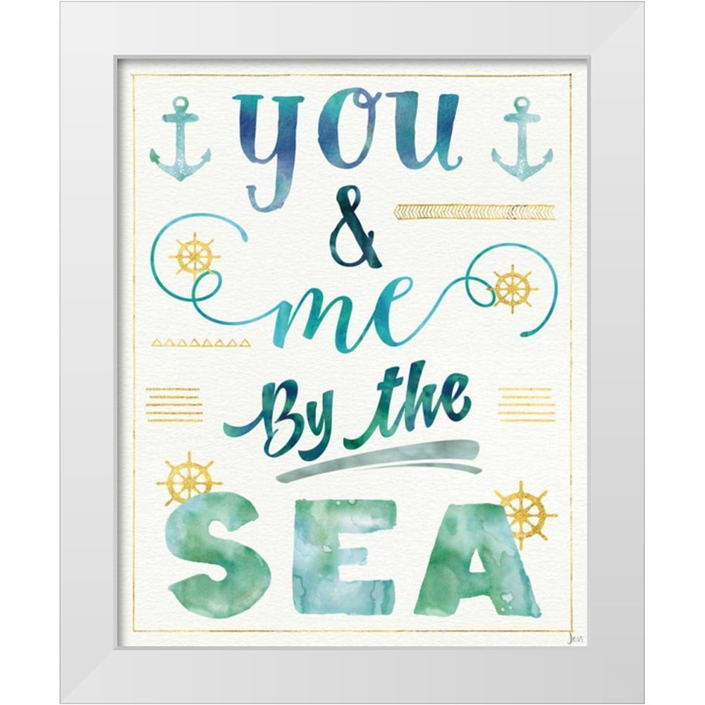 Aiken, Jess 20x24 White Modern Wood Framed Museum Art Print Titled ...