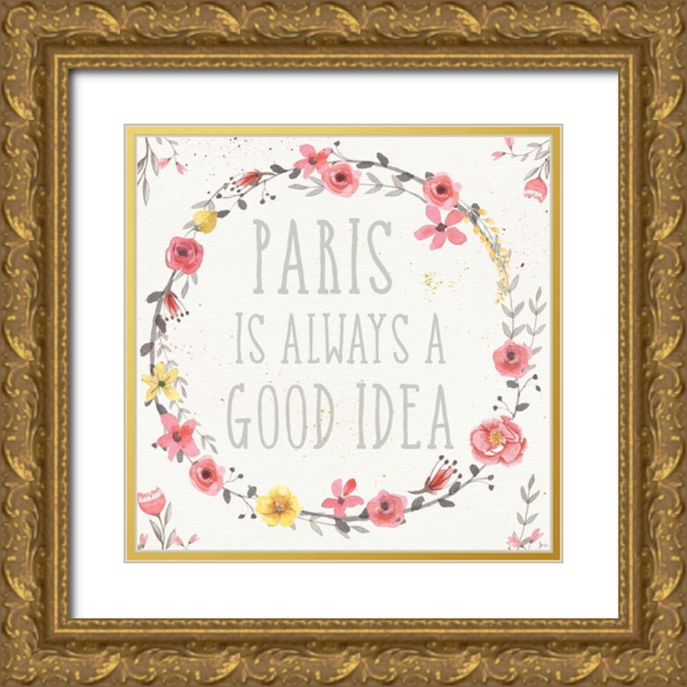 Aiken, Jess 26x26 Gold Ornate Wood Framed with Double Matting Museum ...