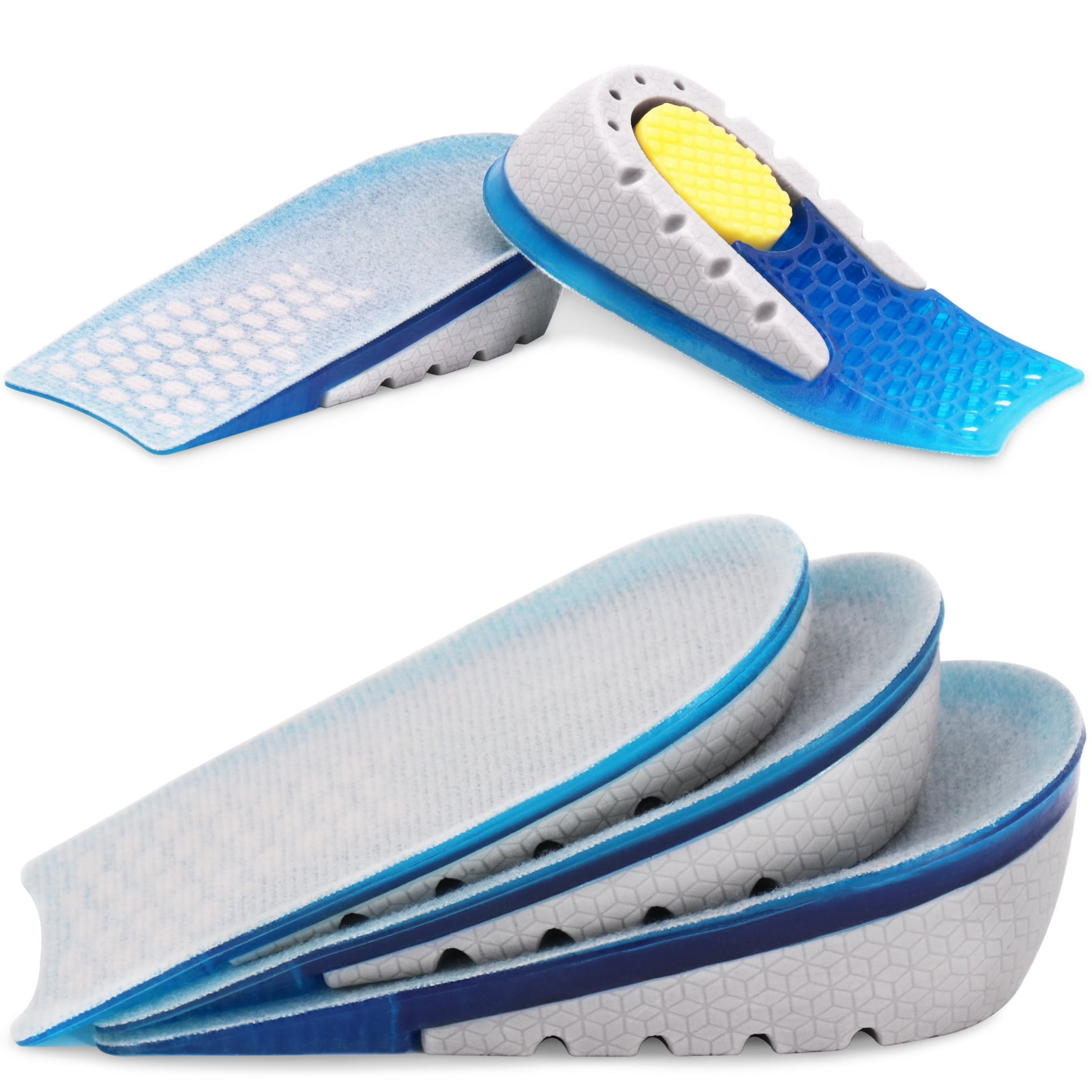 Ailaka Gel Height Increase Insoles 1 Pair, Shock Absorption Heel ...