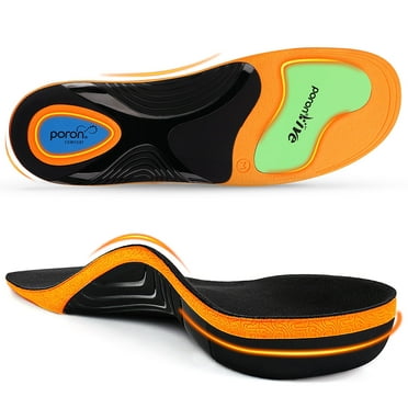Arch Support Insole Soft Breathable Sports Shock Absorption Half Pad ...