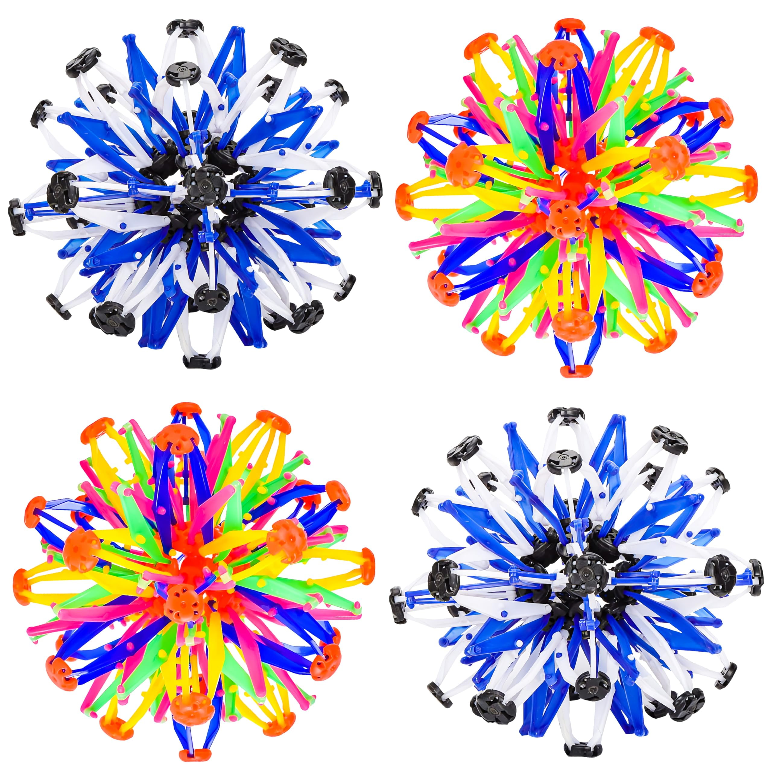 Ailamei 4 Pcs Expandable Breathing Ball Sphere - Collapsible Magic Ball ...