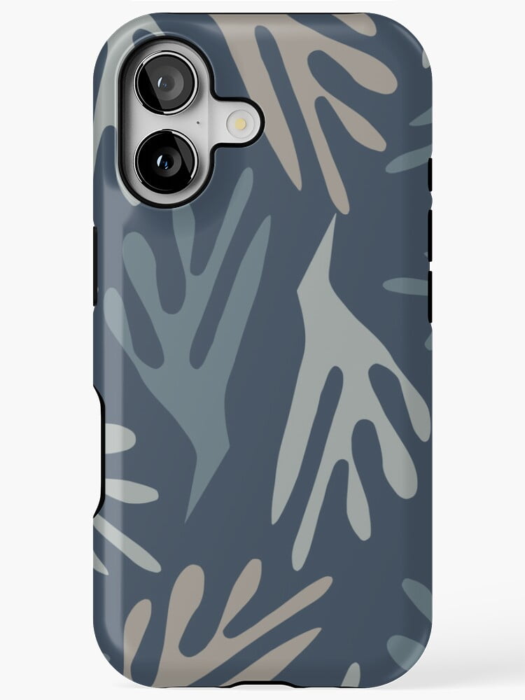 Ailanthus Cutouts Abstract Neutral Groovy Art iPhone Case 11 12 13 14 ...