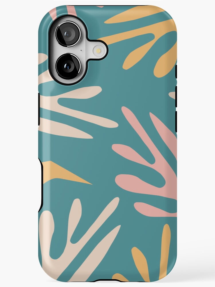 Ailanthus Cutouts Groovy Retro Abstract Pattern iPhone Case 11 12 13 14 15 16 17 Pro Max ...