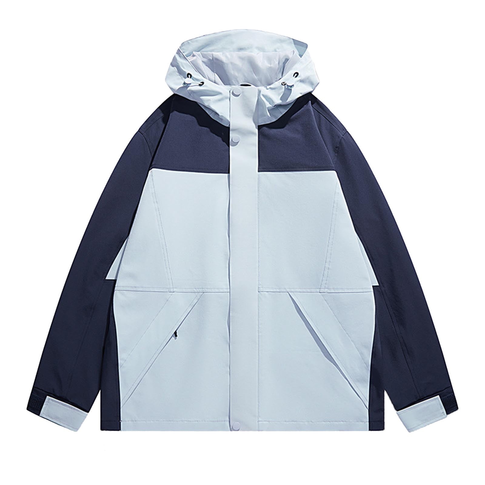 Ailaofu Women Casual Hooded Trenchcoat Long Sleeve Outdoor Basic Jacket ...