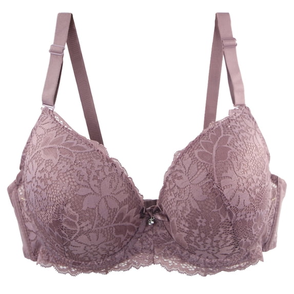 Ailaofu Women's Plus Size Seamless Push Up Bra Support Comfort ...