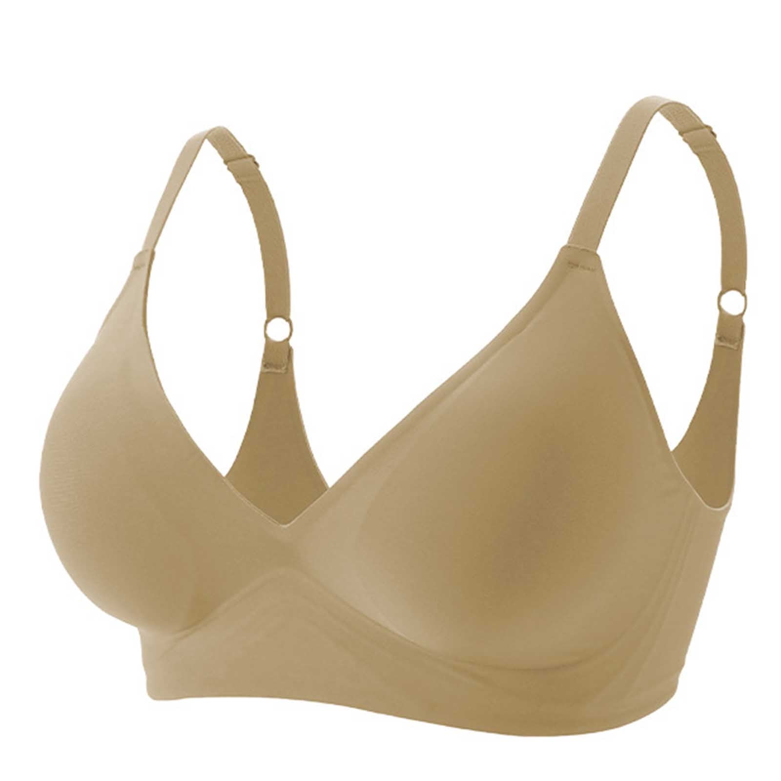 Ailaofu Women's Push Up Bra No Underwire Full-Coverage Bra Comfortable ...