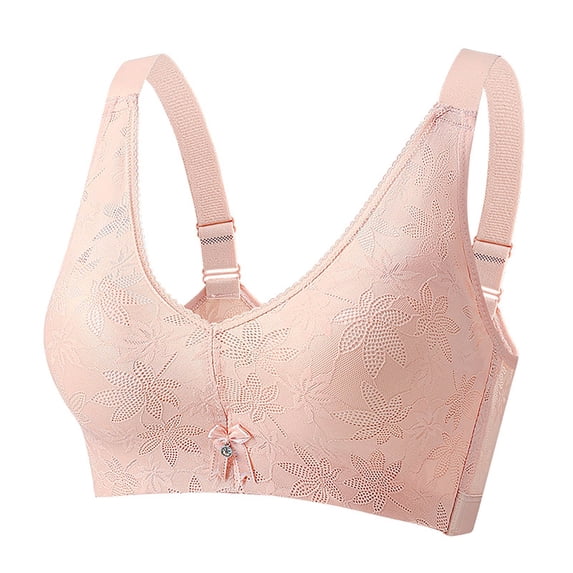 Ailaofu Women's Push Up Bra No Underwire Full-Coverage Bra Comfortable ...