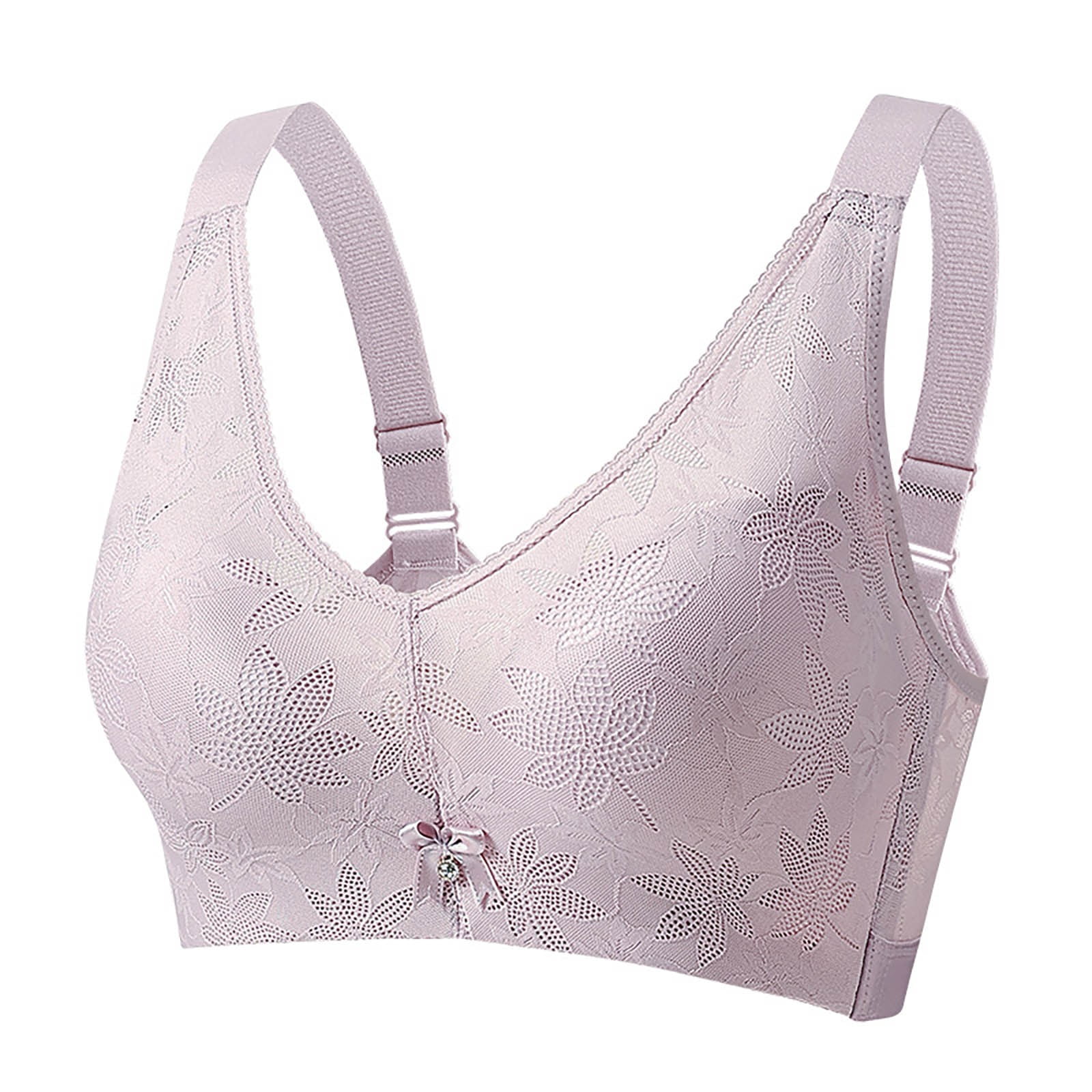 Ailaofu Women's Push Up Bra No Underwire Full-Coverage Bra Comfortable ...