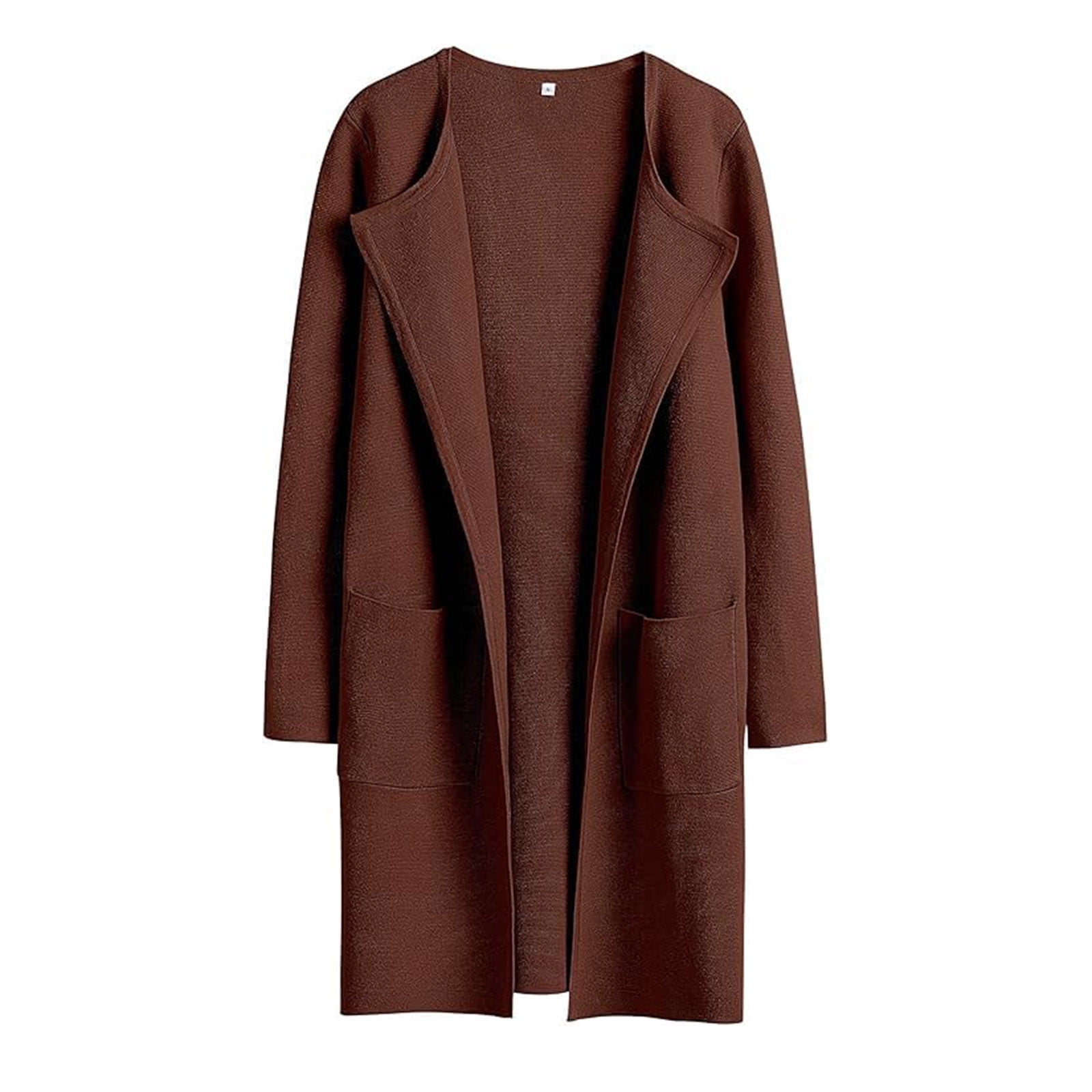 Ailaofu Womens Cardigan Sweater Open Front Knit Long Coatigan Dressy ...