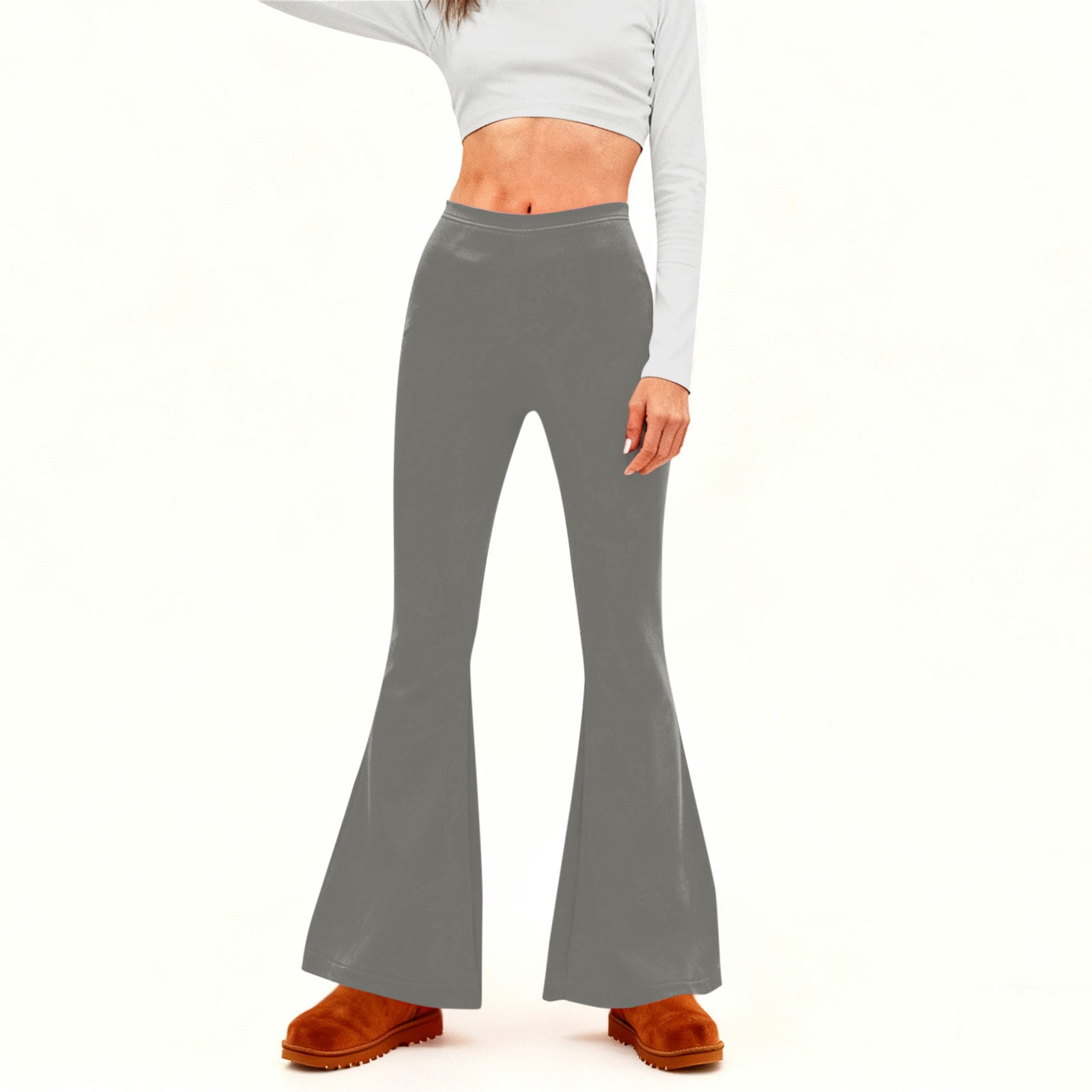 Ailaofu Womens Dress Pants Bootcut Business Casual Work Pants with ...