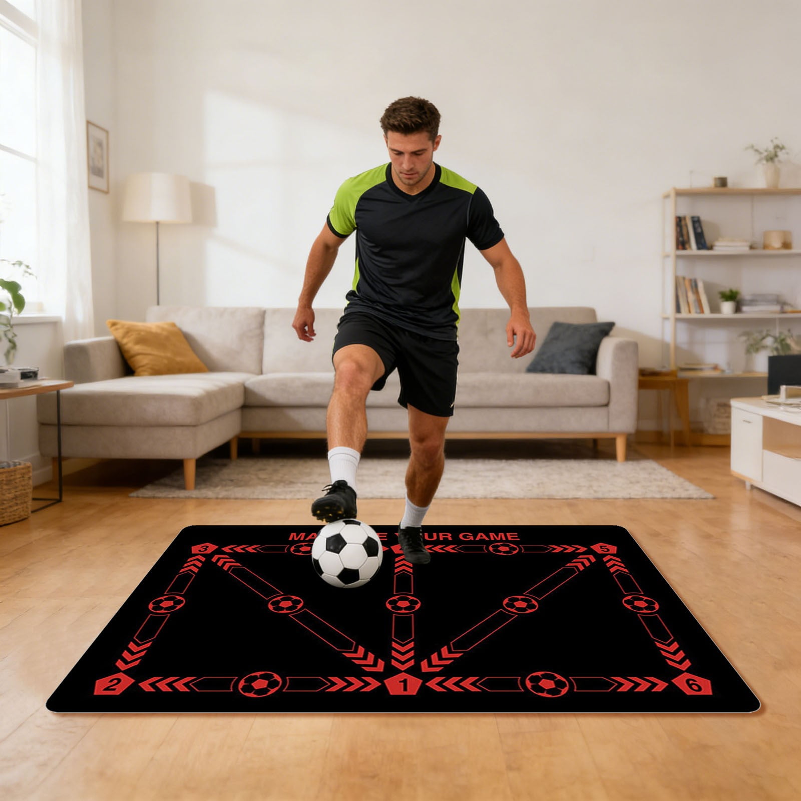 Ailezt Football Training Mat 90 X 60 Cm 3.5 Mm Diatomaceous Mud Non ...