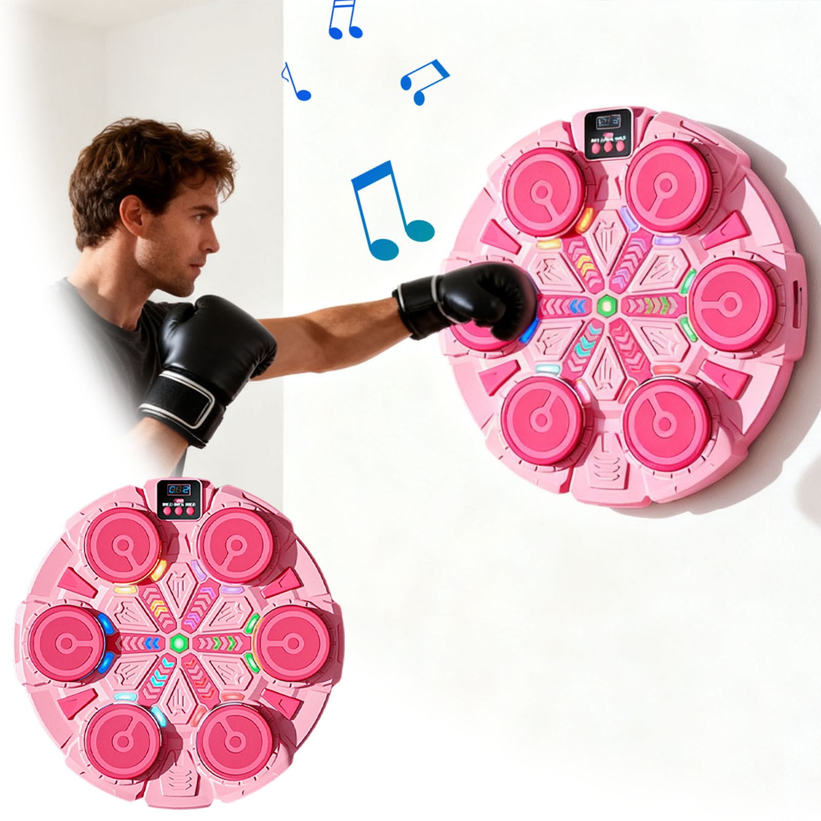 Ailezt Music Wall Boxing Machine With Boxing Connection Colorful LED ...