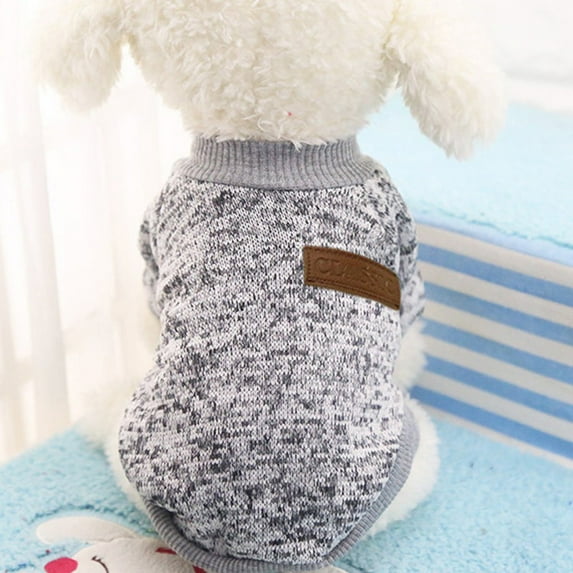 Ailezt Pet Dog Puppy Classic Sweater Fleece Sweater Clothes Warm ...