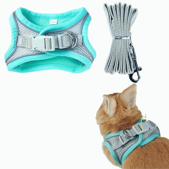Ailezt Pet Harness Harness And Leash Set Breathable Pet Vest Reflective ...