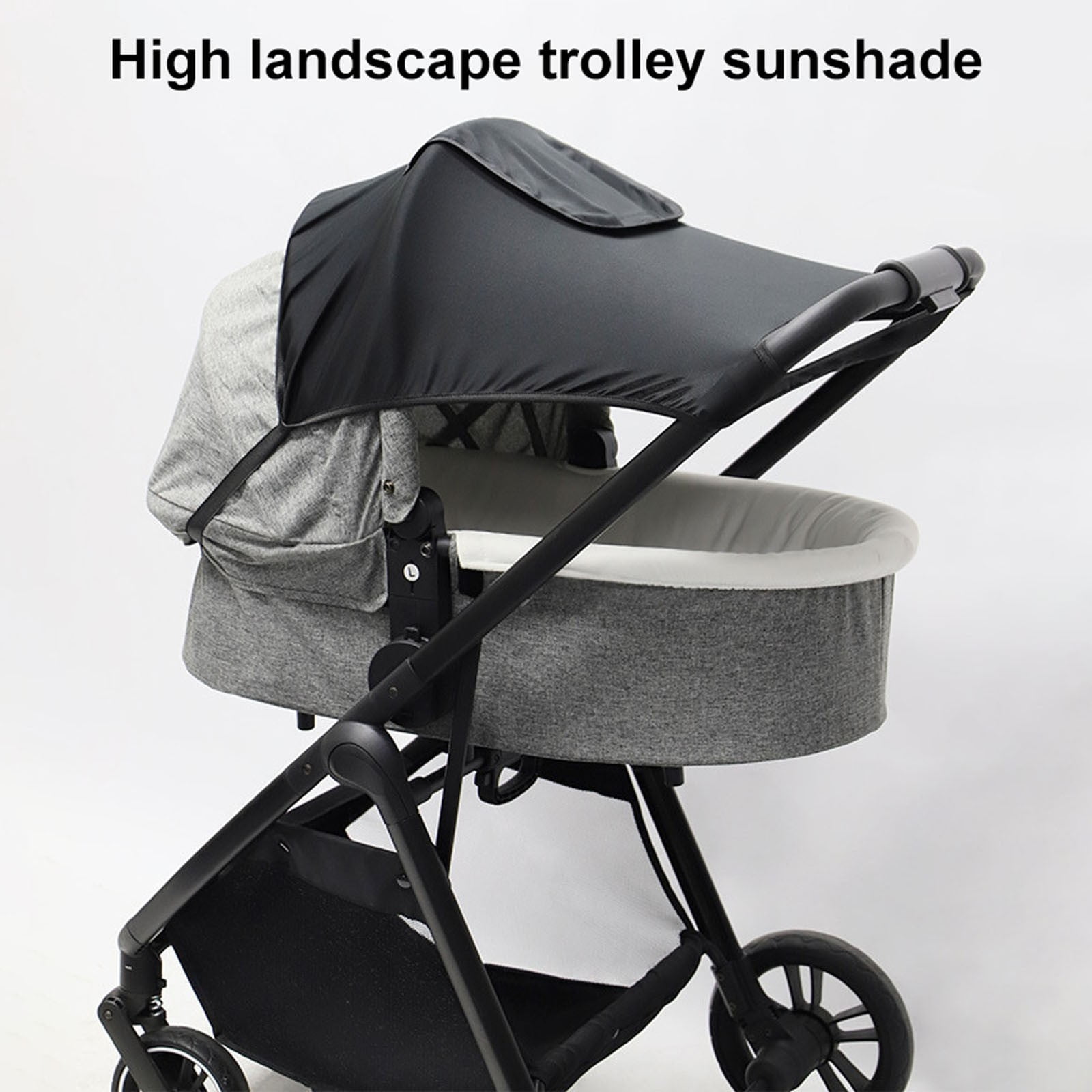 Ailezt Universals Baby Stroller Sun Cover Pram Sun Shade Cover Bassinet ...