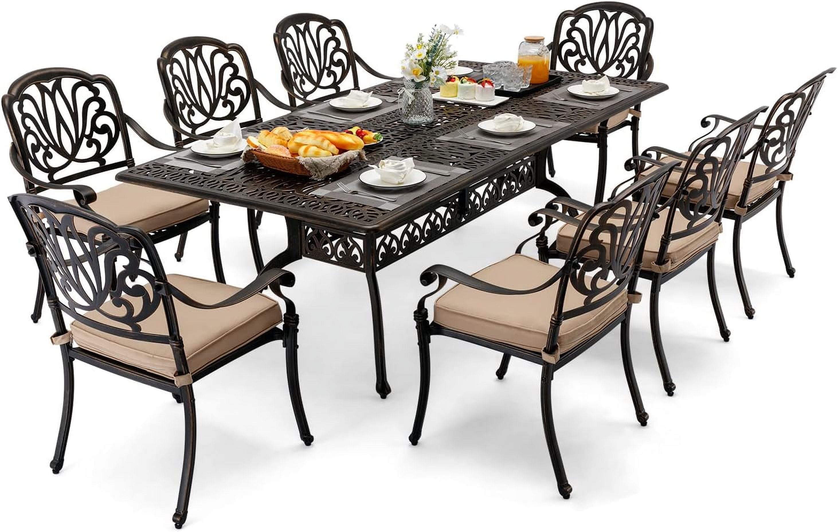 Haverchair 5 Piece Patio Bistro Dining Set, Outdoor All-Weather Cast ...