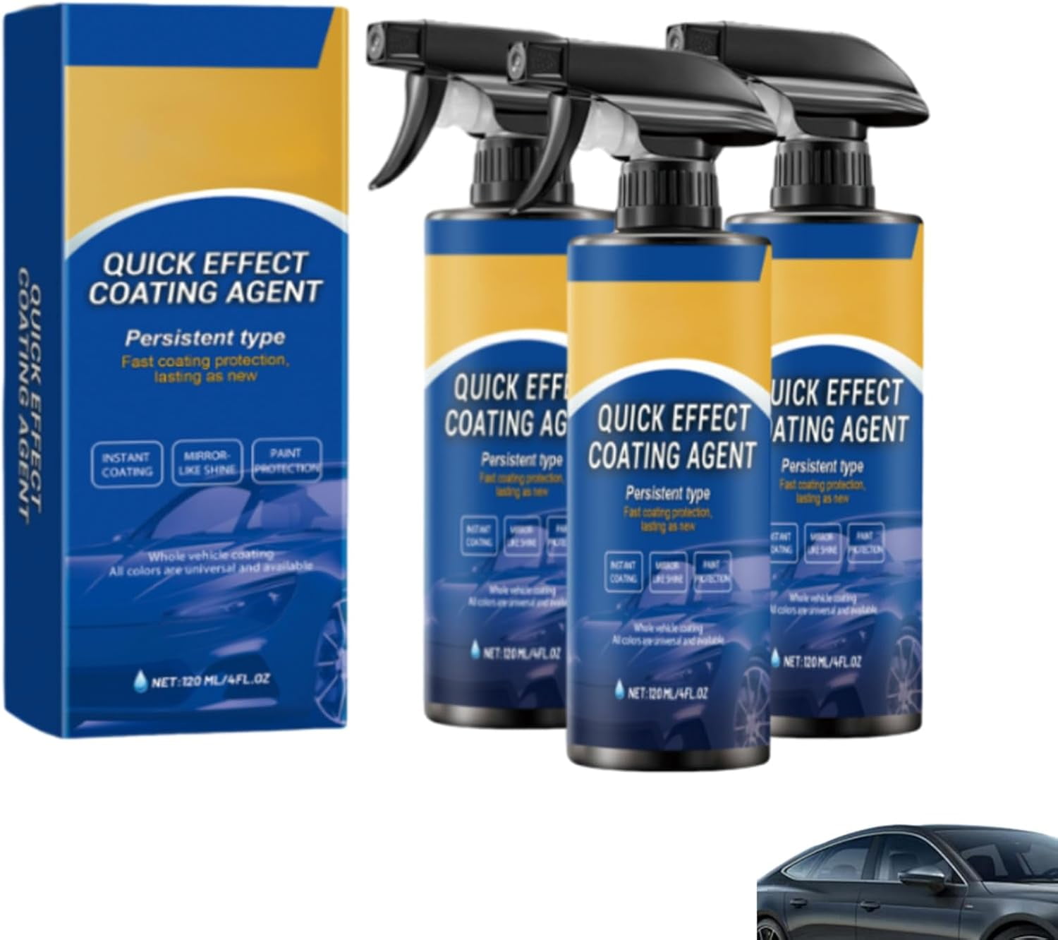 Ailsion Car Spray, Car Paint Spray for Shine and Protection, Quick ...