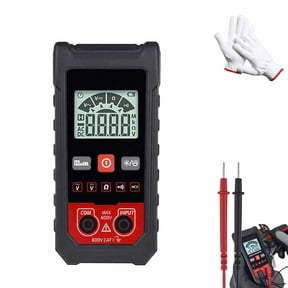 Extech Digital Manual Ranging Multimeter, AC & DC Voltage to 600V, DC ...